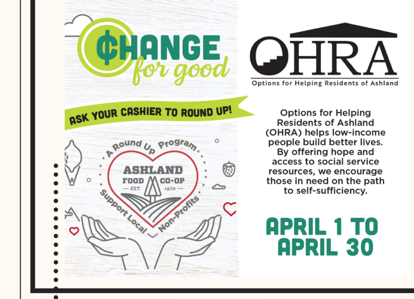 April Change for Good Partner: Options for Helping Residents of Ashland ...